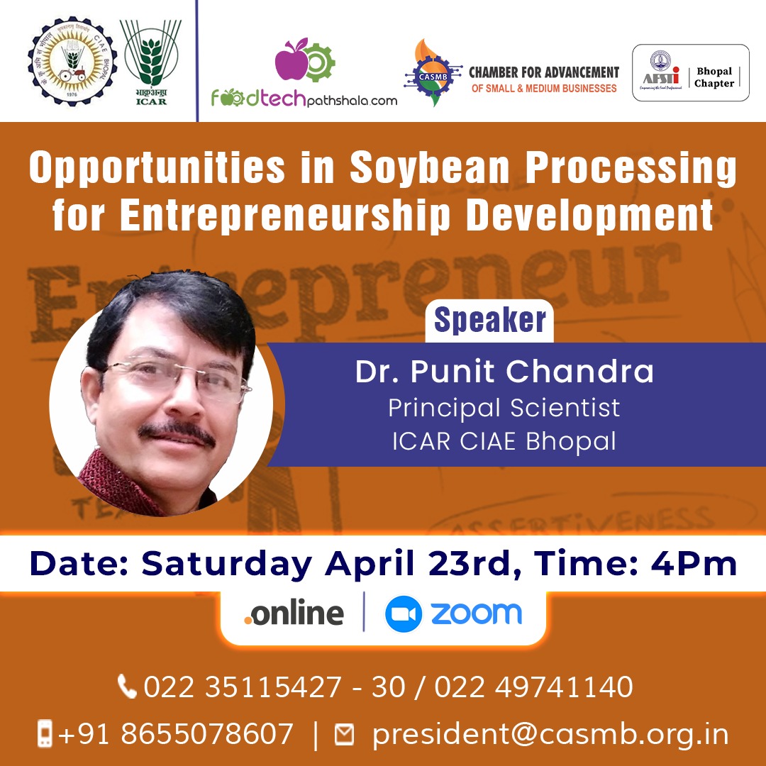 Opportunities in Soyabean Processing for Entrepreneurship Development ...