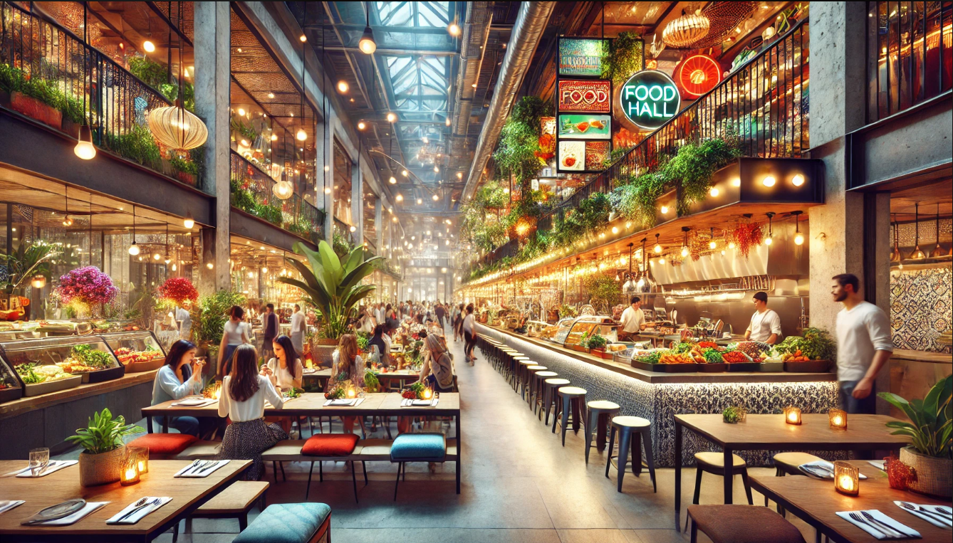 The Rise of Food Halls: A New Way to Dine - FoodTech Pathshala